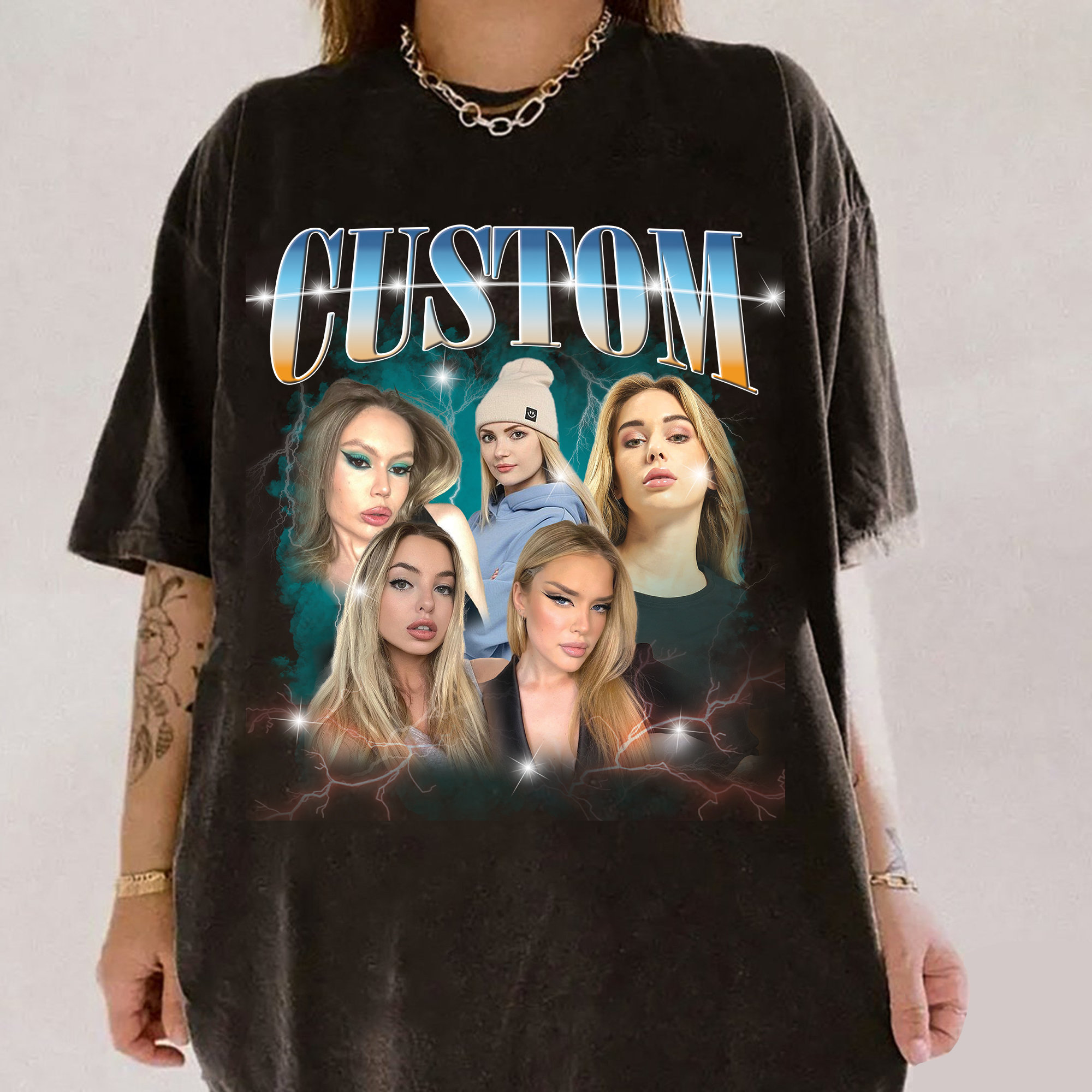 Custom 90s Vintage Bootleg Shirt, Bootleg Rap Tee, Custom Your Own ...