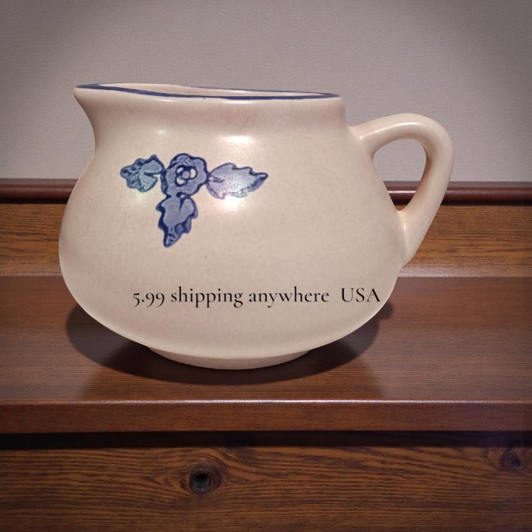 Pfaltzgraff Yorktowne Stoneware Fat Pitcher Small - Etsy