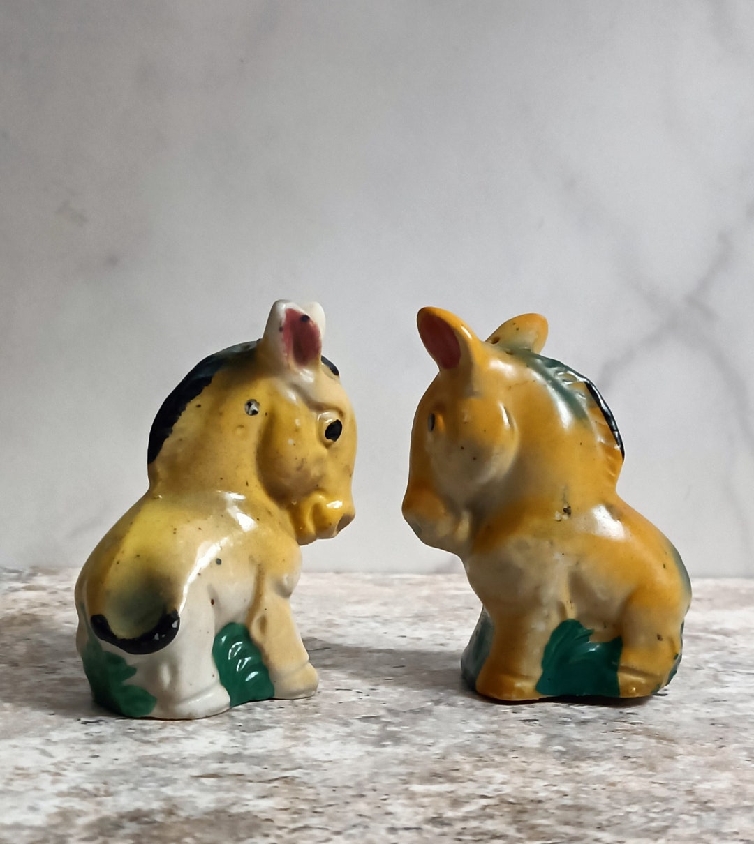 Vintage Japanese Donkey Shaker Set - Etsy