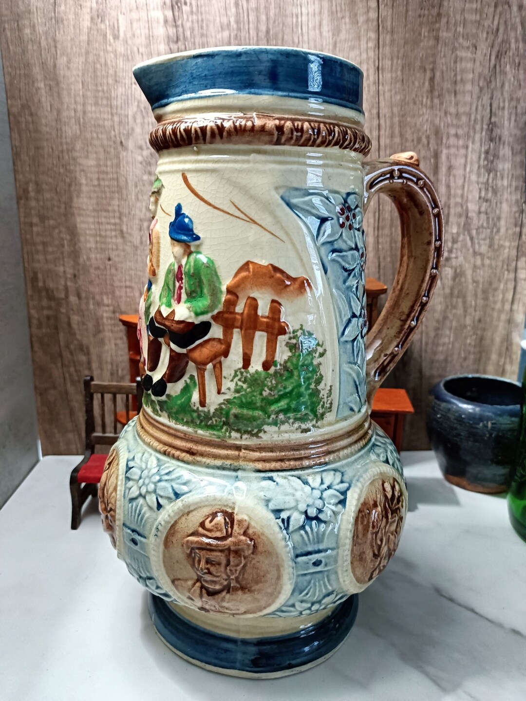 German Stein Pitcher Made in Japan Vintage - Etsy