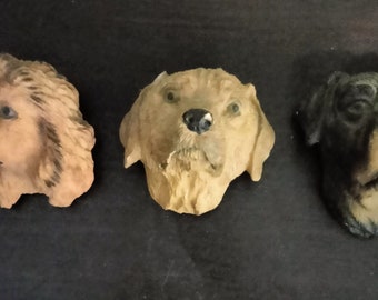Dog Head Magnets - Etsy