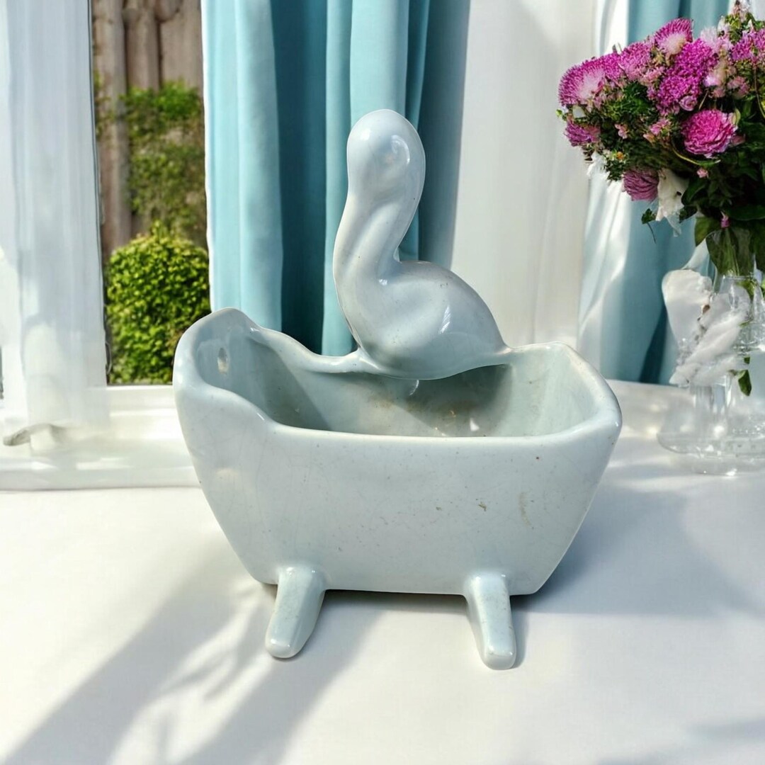 Royal Haeger Stork and Cradle Planter - Etsy