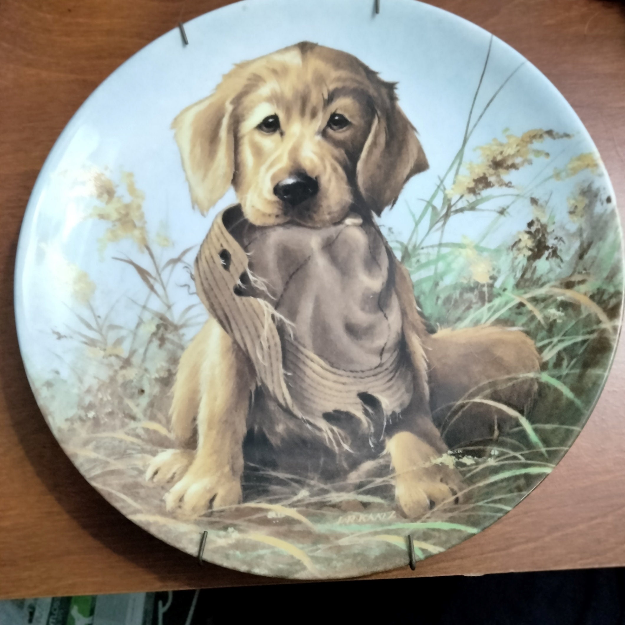 Golden Retriever PUPPIES Dog Collector Plate - Etsy