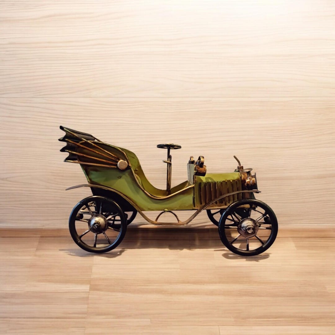 Large Classic Car Metal Art Sculpture Vintage - Etsy