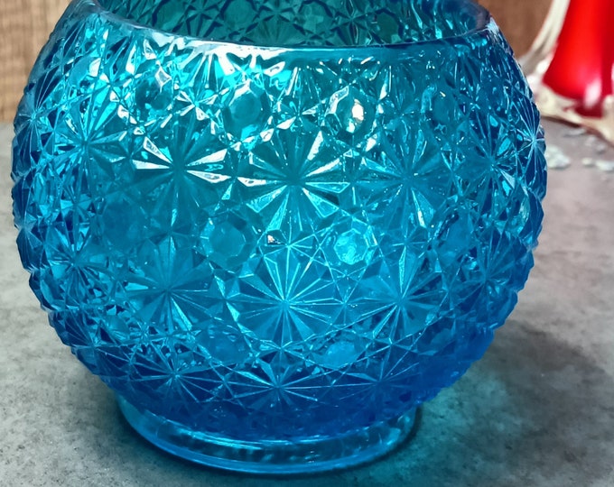 LE Smith Glass Daisey Button Vintage Votive - Etsy