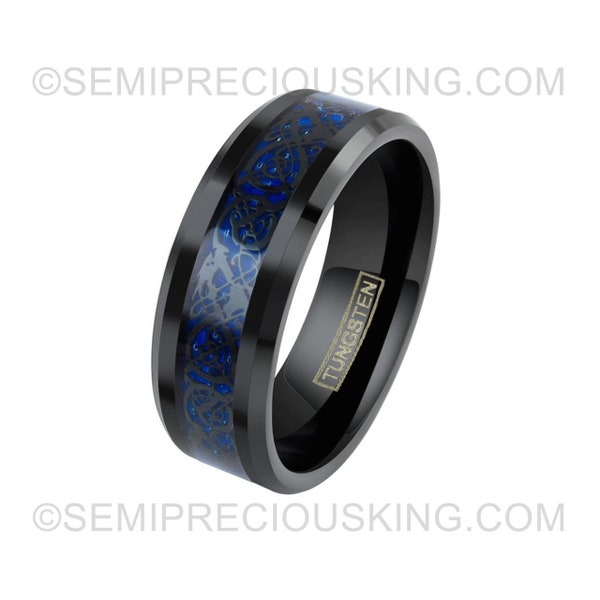 Celtic Inlay Ring - Etsy