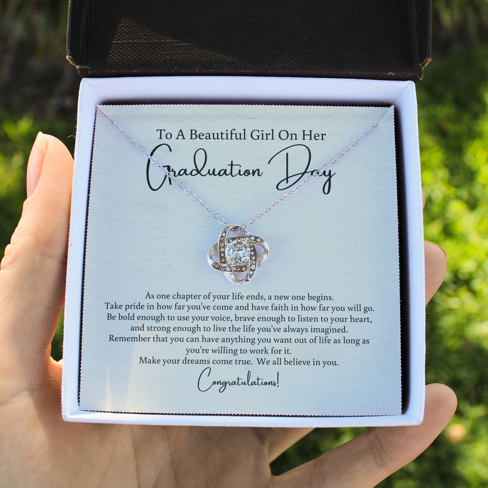 Graduation Necklace, Class of 2021, Graduation Gift for Daughter ...