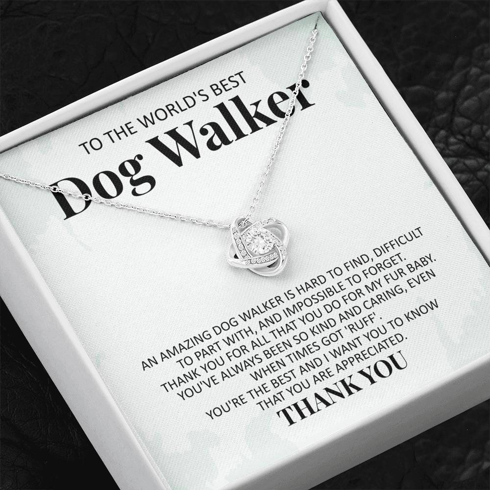 Thank You Dog Walker, Dog Walker Gift Necklace, Gift for Dog Walker ...