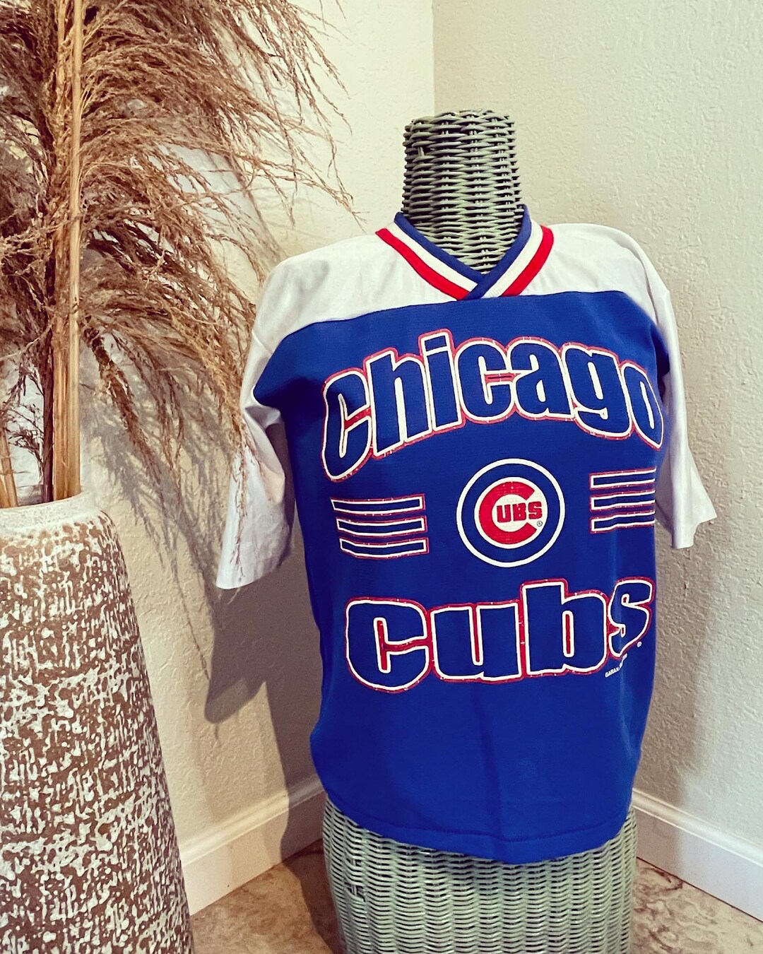 Vintage Chicago Cubs 1990 Throwback Jersey - Etsy