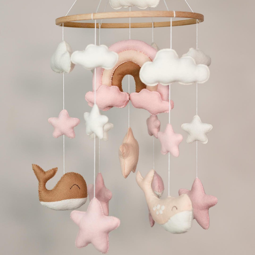 Hanging Crib Mobile Baby Mobile Baby Crib Mobile Nursery Mobile Felt ...