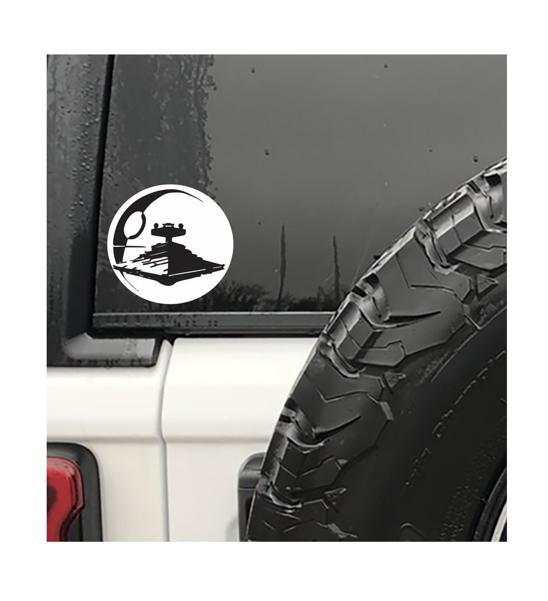 Death Star Star Destroyer PRINTED DECAL Funny Joke Prank Car - Etsy