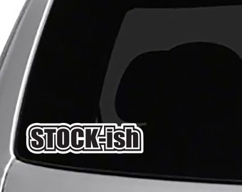 Stockish Car Decal - Etsy