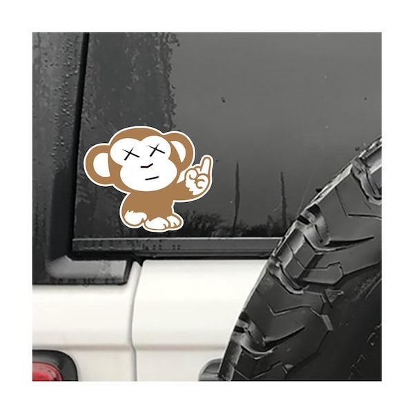 Monkey Middle Finger - Etsy