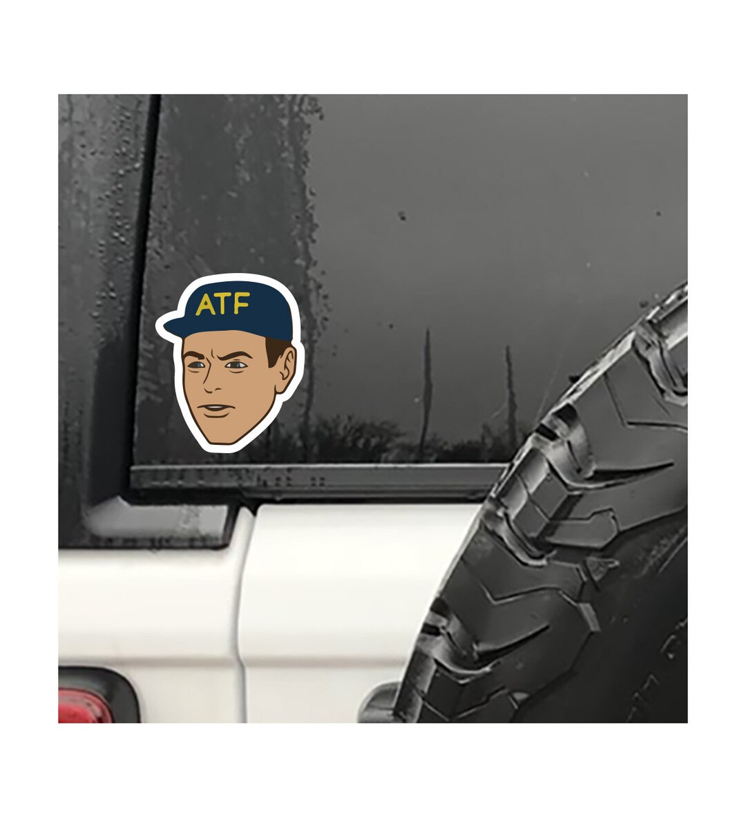 ATF Guy PRINTED DECAL Funny Joke Prank Memes - Etsy