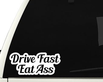 Drive Fast Decal - Etsy