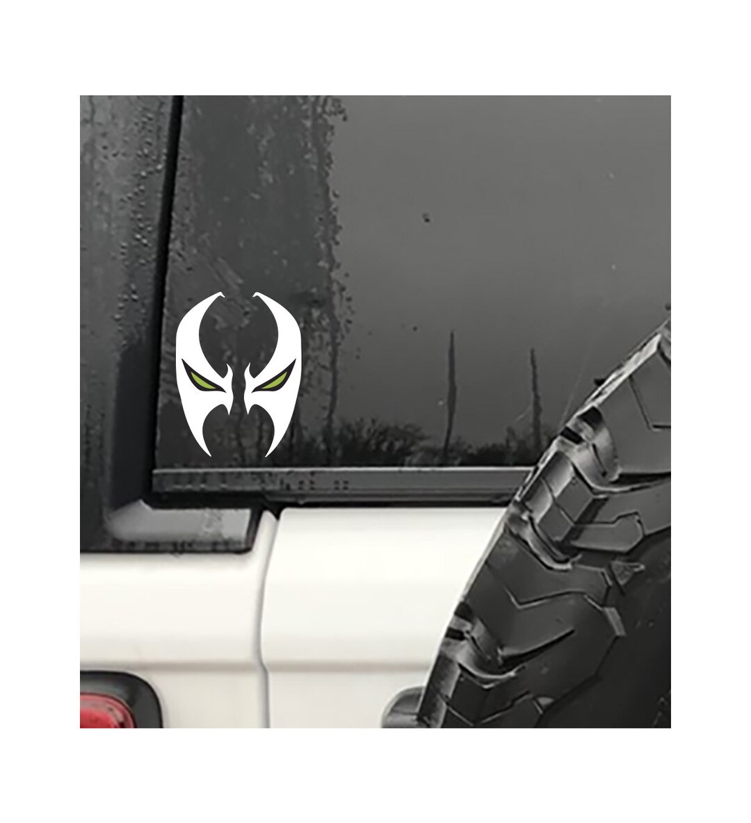 Spawn Face PRINTED DECAL Funny Joke Prank Car Window Truck - Etsy