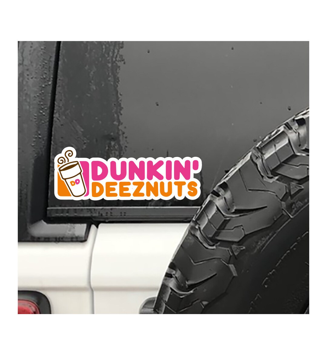 Dunkin Deez Nuts Colored Printed Decal - Etsy