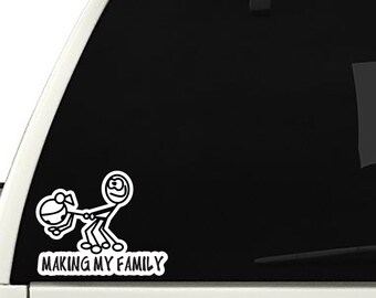 Making My Family Decal Sticker - Etsy