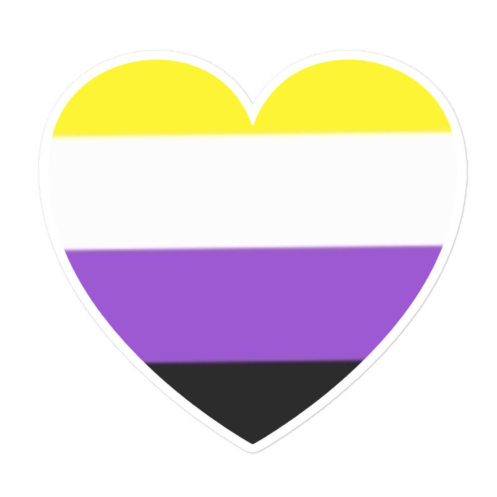 Pride Non Binary Stickers - Etsy