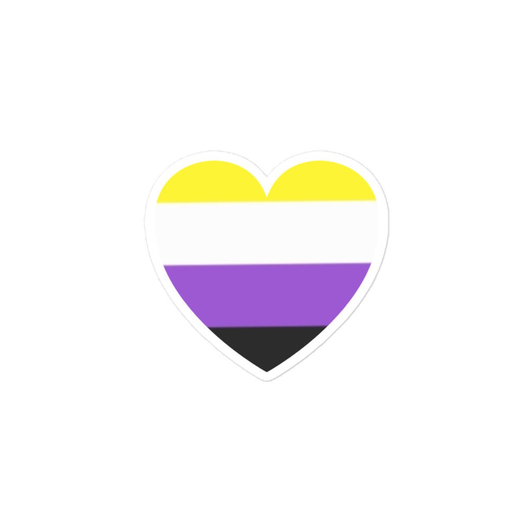 Pride Non Binary Stickers - Etsy