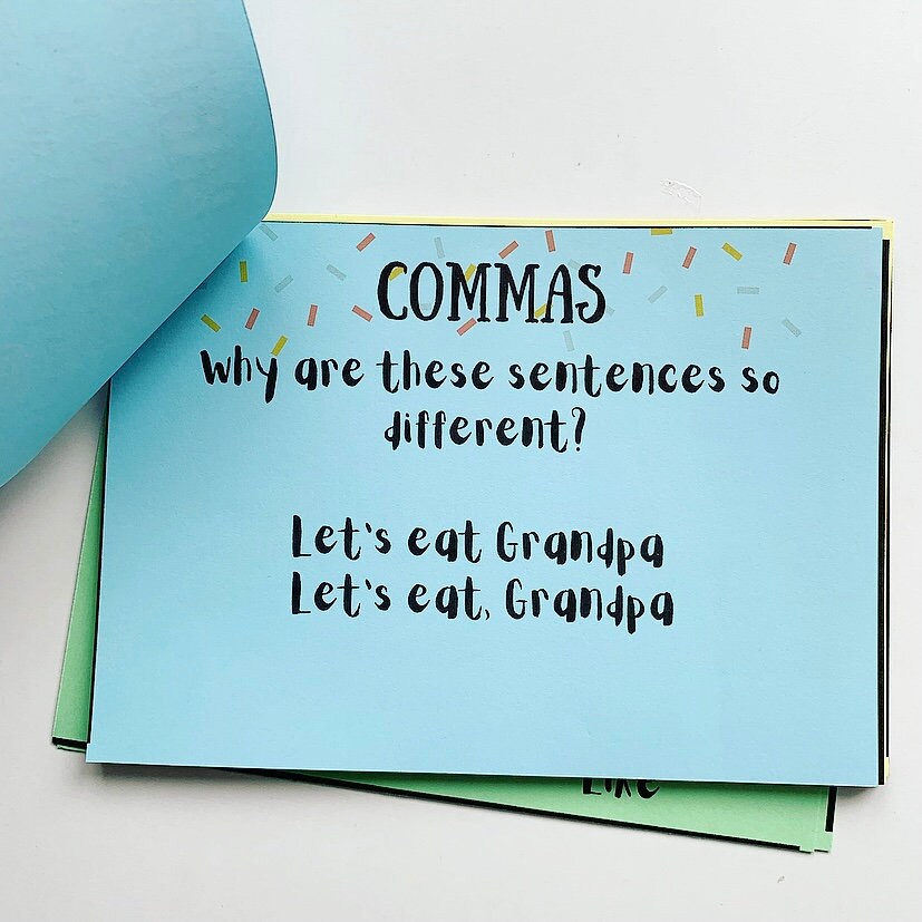 My Grammar Pack, Grammar Flashcards, Teaching Grammar, Student Resource ...