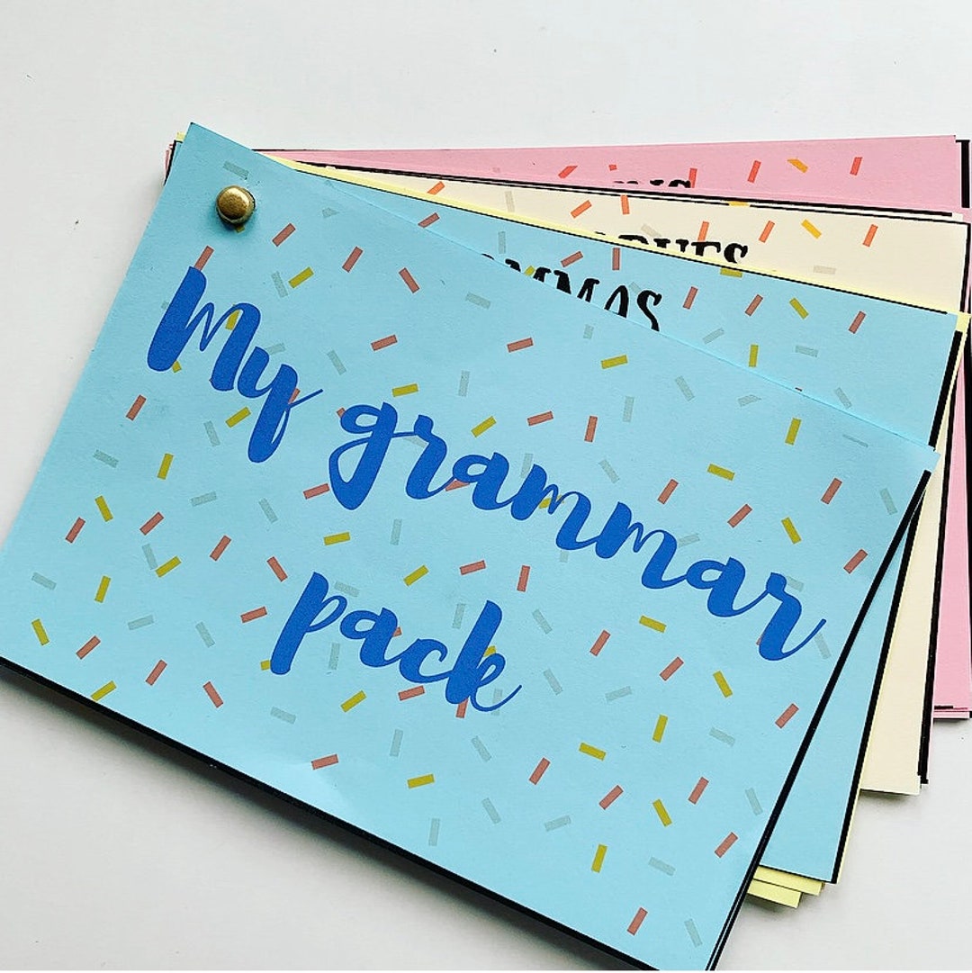 My Grammar Pack, Grammar Flashcards, Teaching Grammar, Student Resource ...