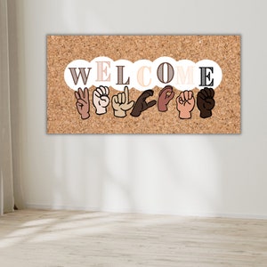 ASL Sign Language Alphabet, Classroom Decor, Inclusive Classroom ...