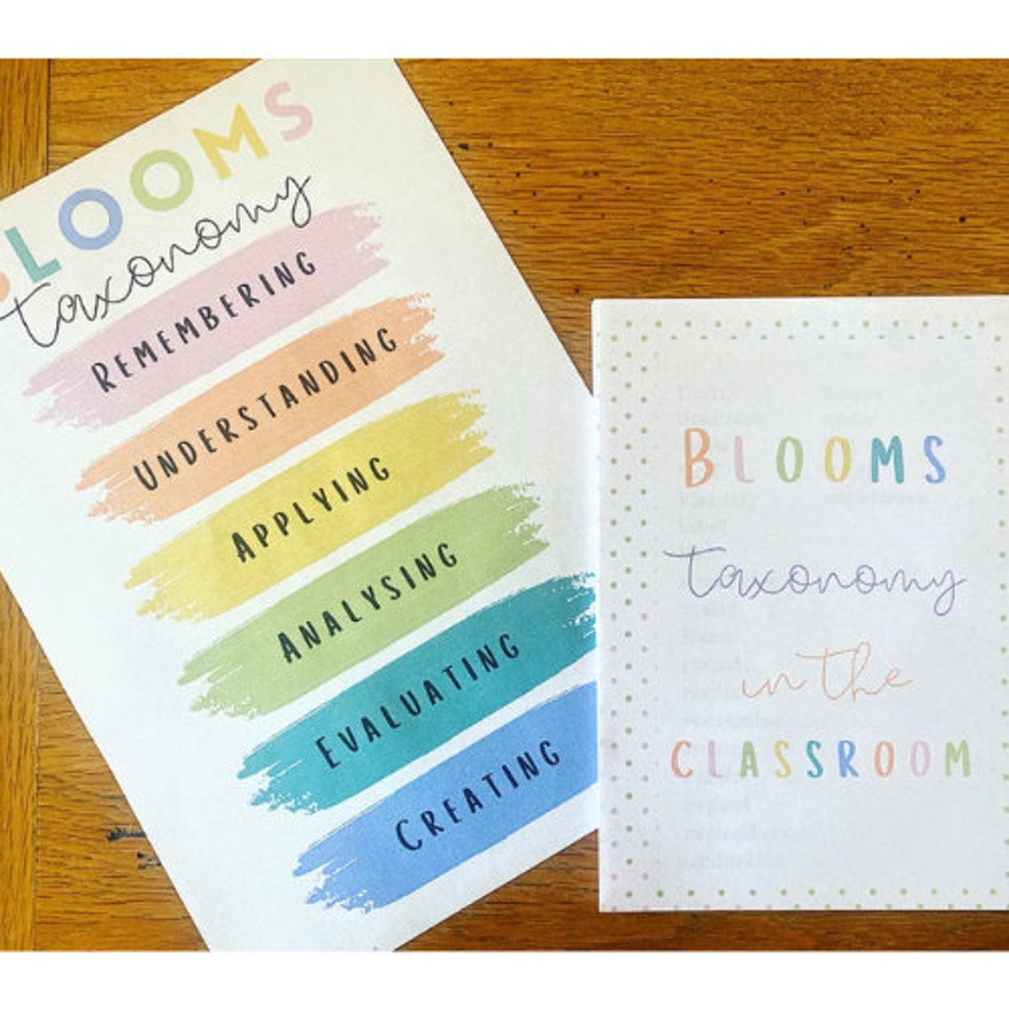 Bloom's Taxonomy Flash Cards and Poster Set, Critical Thinking ...