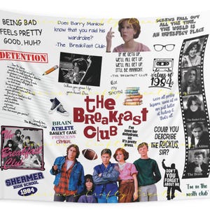 The Breakfast Club - 80s Movie - Etsy