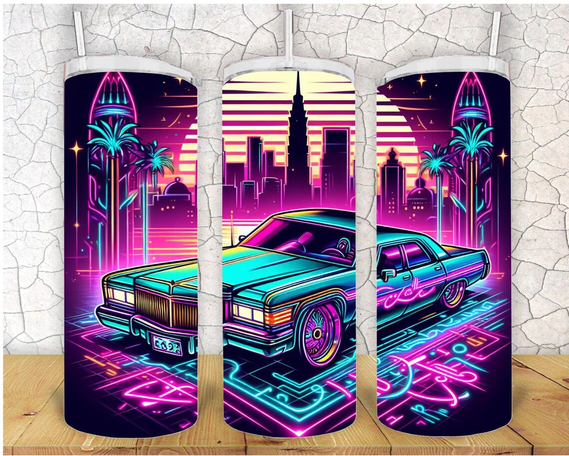 Neon Lowrider Car, Truck Bike Designs 50 Patterns 1 Free Bonus Pattern ...