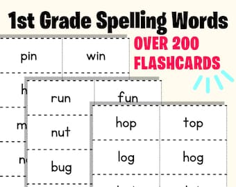 100 Printable Fry's First Hundred Sight Word Flashcards - Etsy
