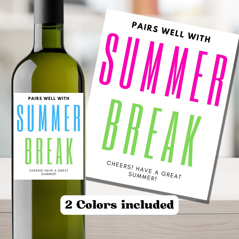 Teacher Wine Label - Etsy