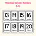 Shapes and Numbers Learning Flashcards | Preschool and Kindergarten ...