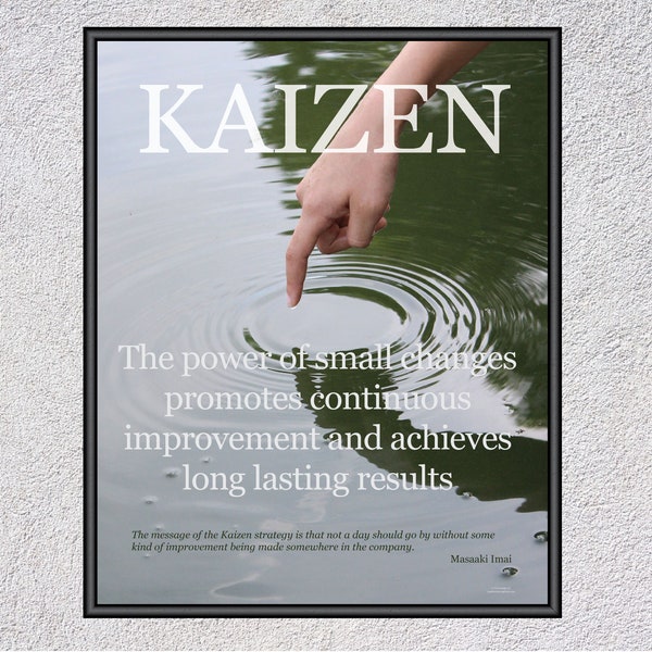 Motivational Poster Kaizen - Etsy