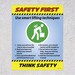 Lifting Technique, Safety Poster - Business or Office, Framed and ...