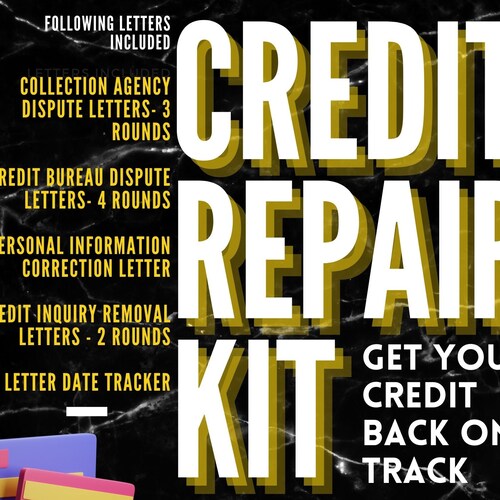 Credit Repair Templates DIY - Etsy