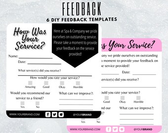 Customer Feedback Flyer - Etsy