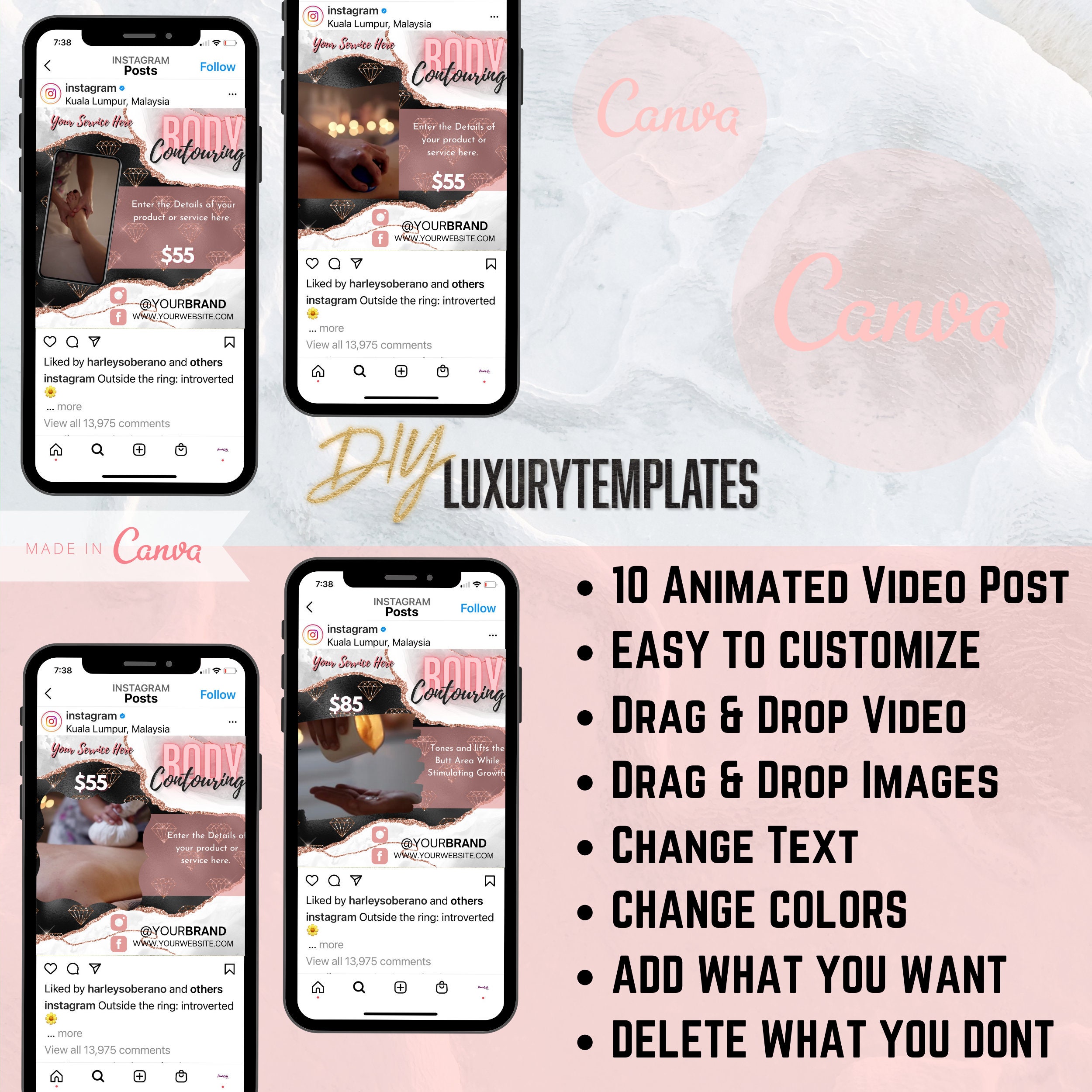 Body Sculpting Animated Flyer VOL 2 Body Contouring Flyer - Etsy