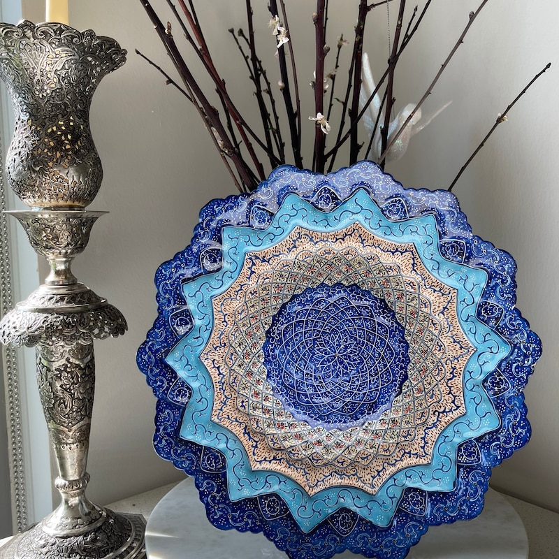 Persian Plate Decor - Etsy