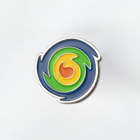 Hurricane Enamel Pin | Etsy