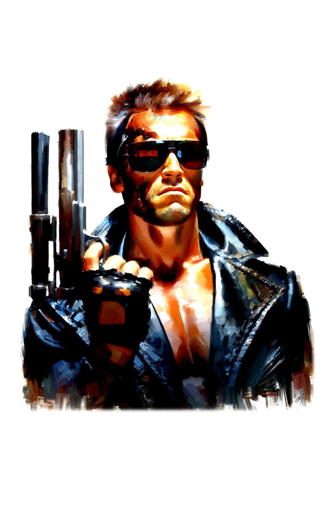 Terminator T-800, Model 101, Giclee Art Print - Etsy