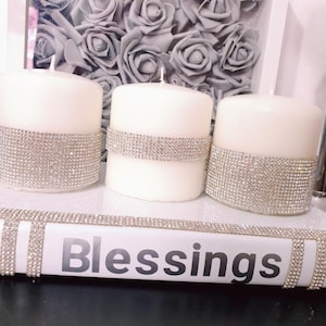 Luxury Bling Pillar Candle,home Decoration, Modern Design Candles ...