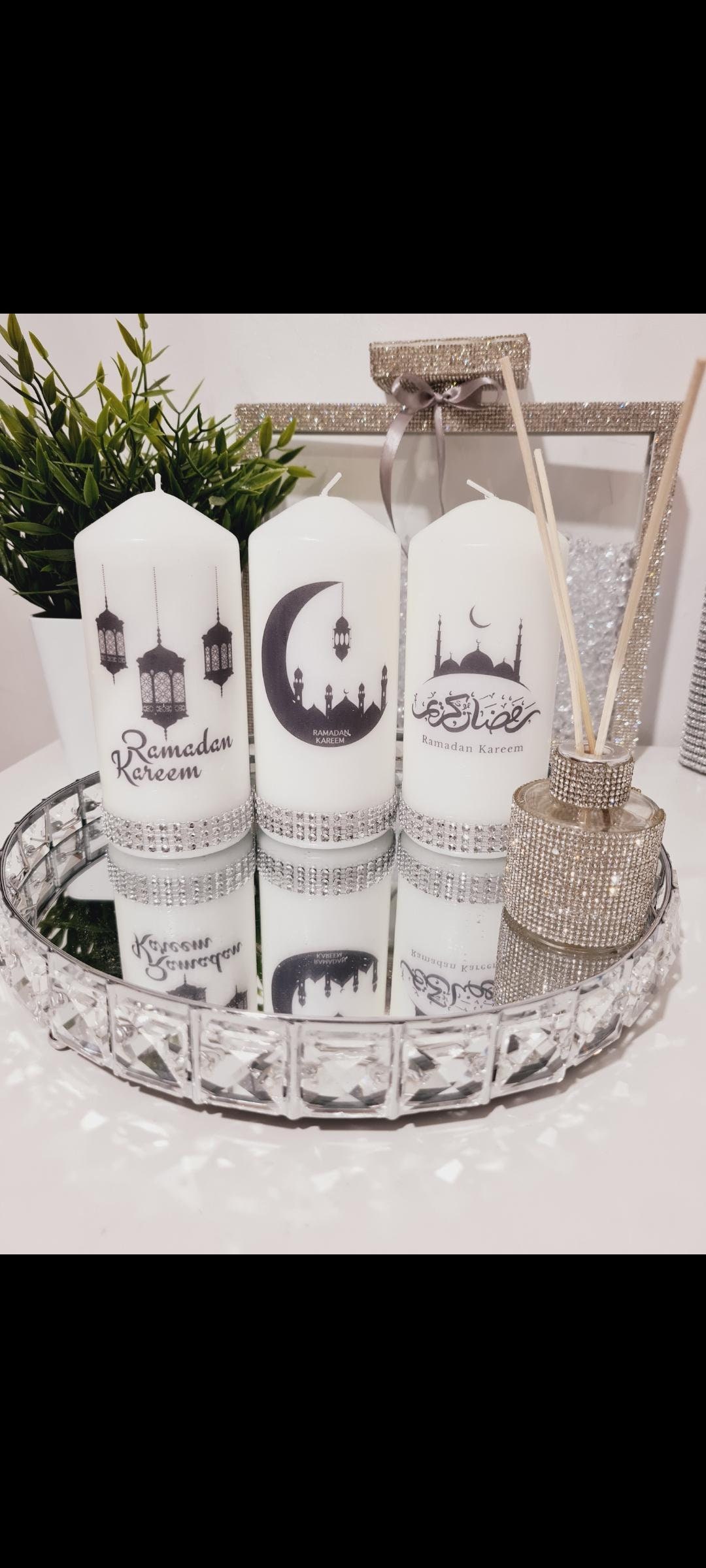 Ramadan/eid Mubarak Candle,ramadan/eid Gift Islamic Candle,personalised ...