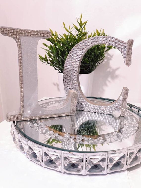 Mdf Free Standing Letters Alphabet for Decortion Gift Silver - Etsy UK