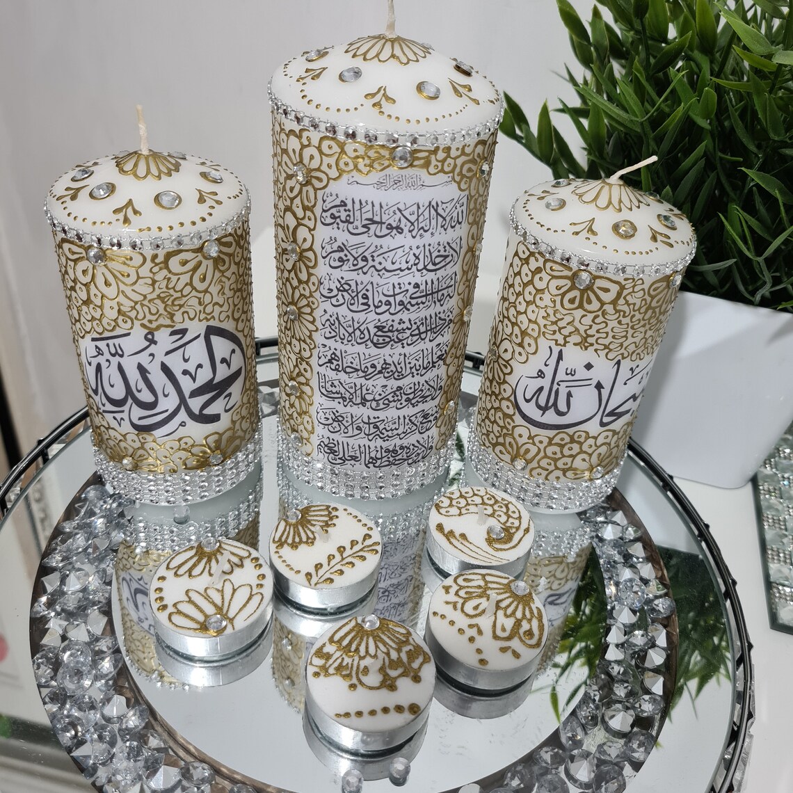 Islamic Candle Gift Sethenna Candle 8piece Ayatul Kursi - Etsy UK