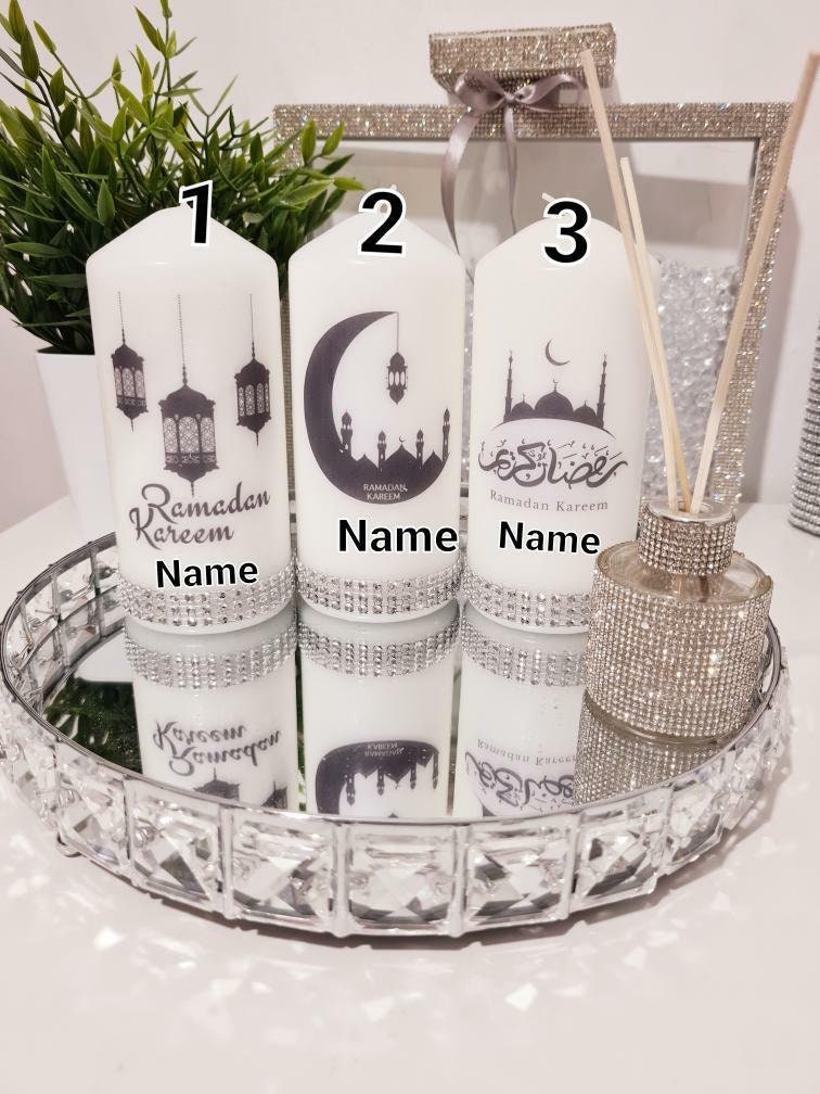Ramadan/eid Mubarak Candle,ramadan/eid Gift Islamic Candle,personalised ...