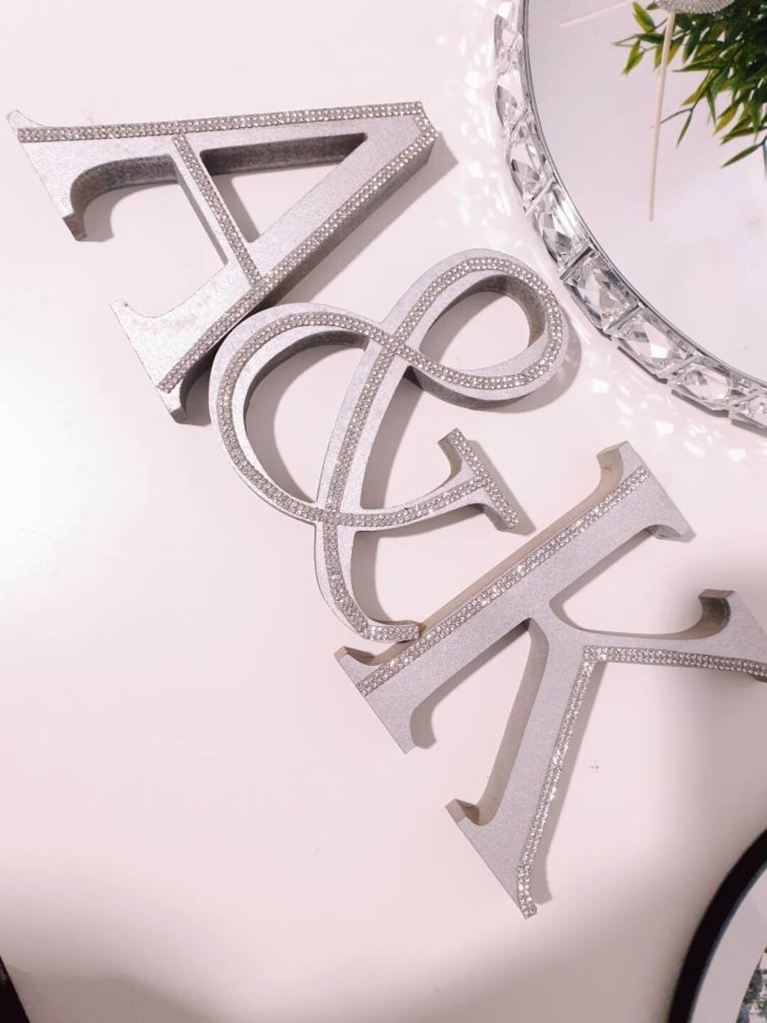 Mdf Free Standing Letters Alphabet for Decortion Gift, Silver Laser Cut ...