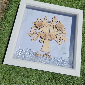Family Tree Box Frame,personalised Family Tree Box Frame,family Picture ...