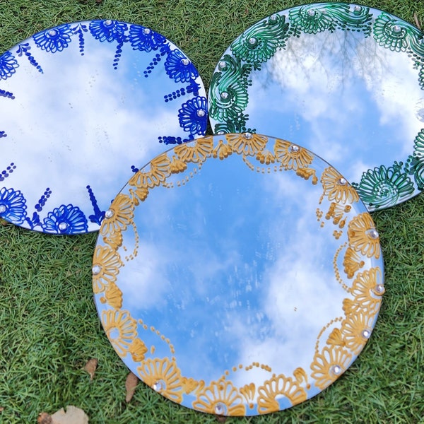 Mirror Plate - Etsy