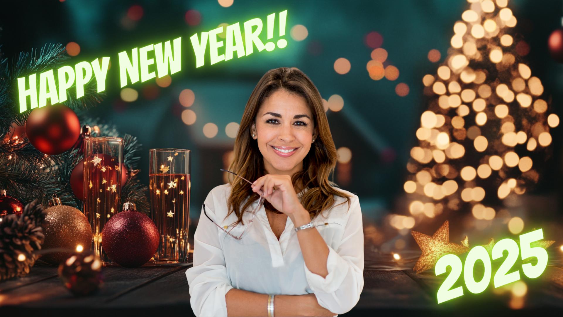New Year's Zoom Background | Virtual Office New Year Background ...